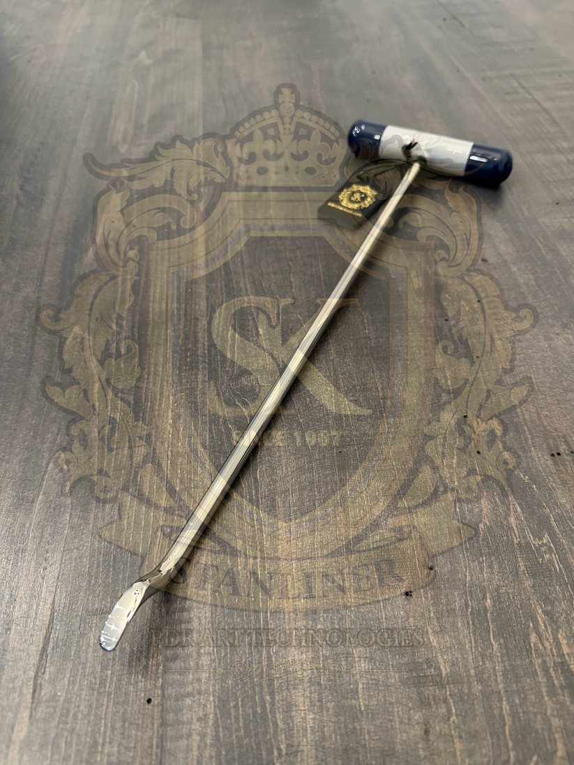 FLAT TIP SNAKE STRAIGHT TOOL 12" 1/4 DM – Stanliner PDR Tools